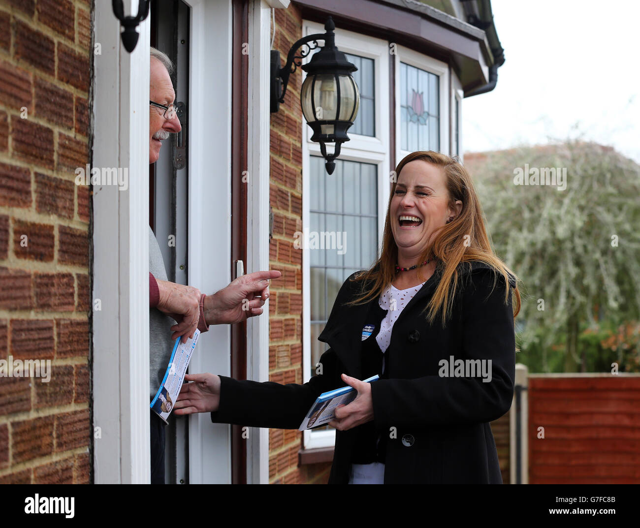 Conservative candidate for rochester meets local constituent on his ...