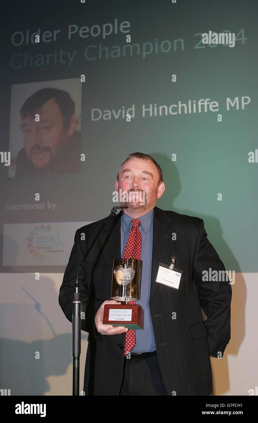David Hinchliffe MP during the ePolitix Charity Champion Awards at the ...