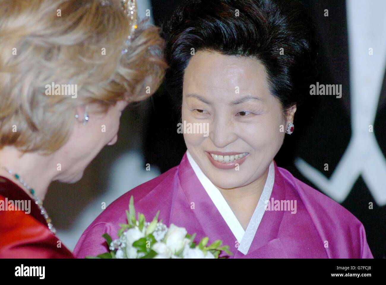President roh moo hyun state visit hi-res stock photography and images ...
