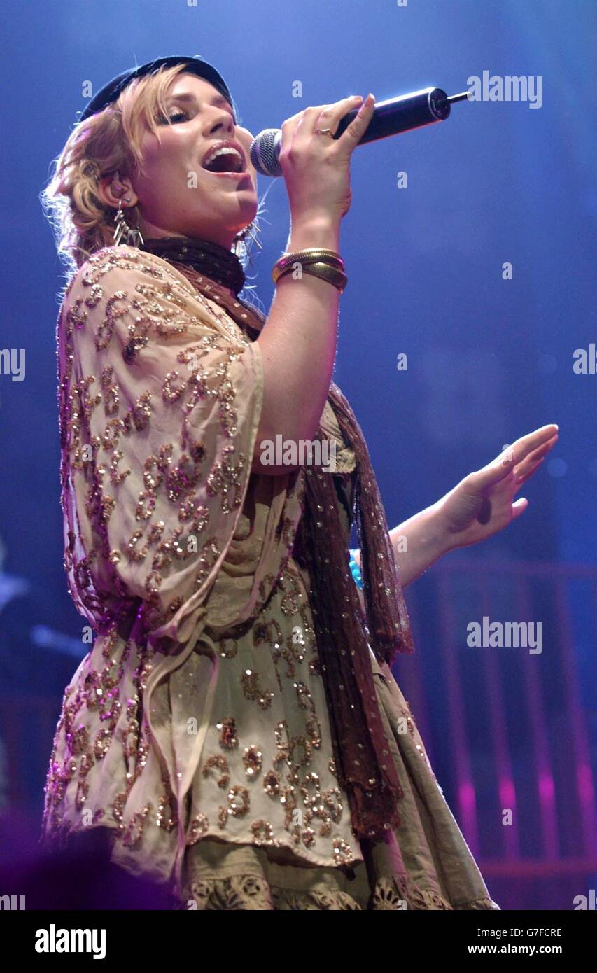 Singer Natasha Bedingfield performs live during the Christmas in ...