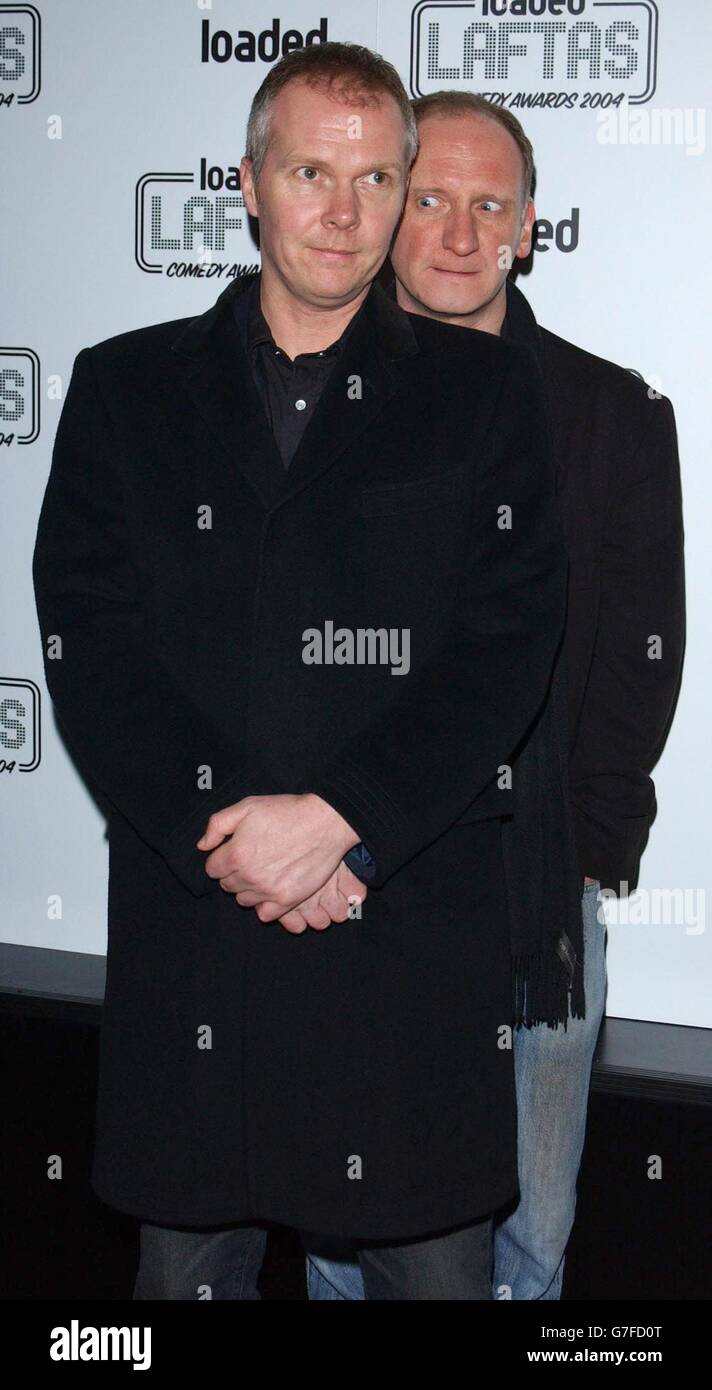 Comedy double act Trev and Simon arrive for the Loaded LAFTAS Comedy ...