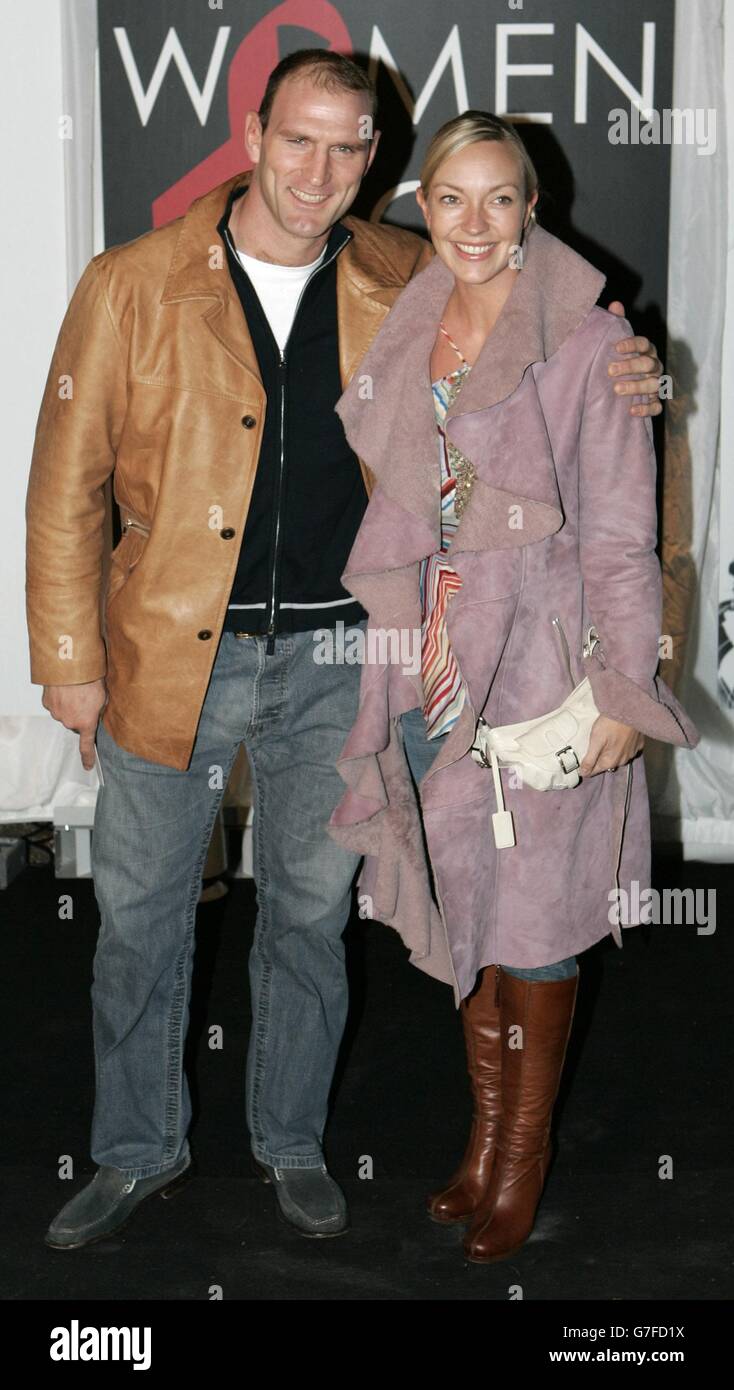 Lawrence Dallaglio and his girlfriend Alice Corbett arrive for the ...