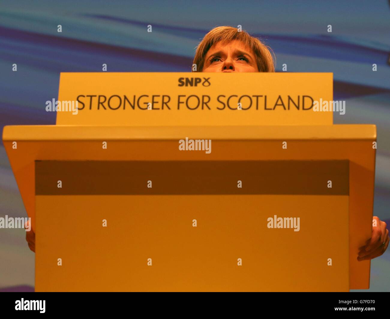 New SNP leader Stock Photo - Alamy