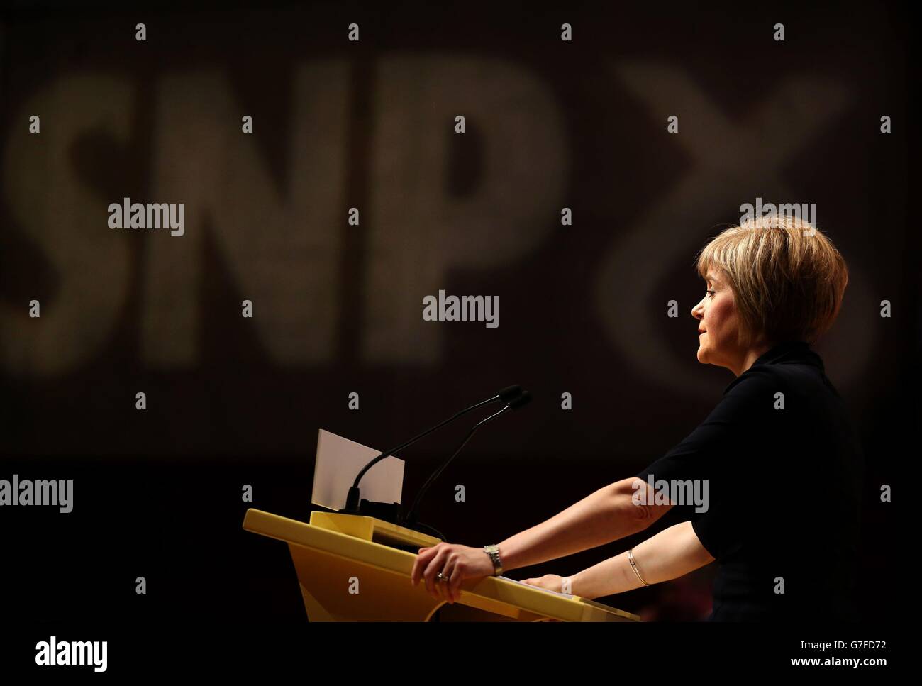 New SNP leader Stock Photo - Alamy