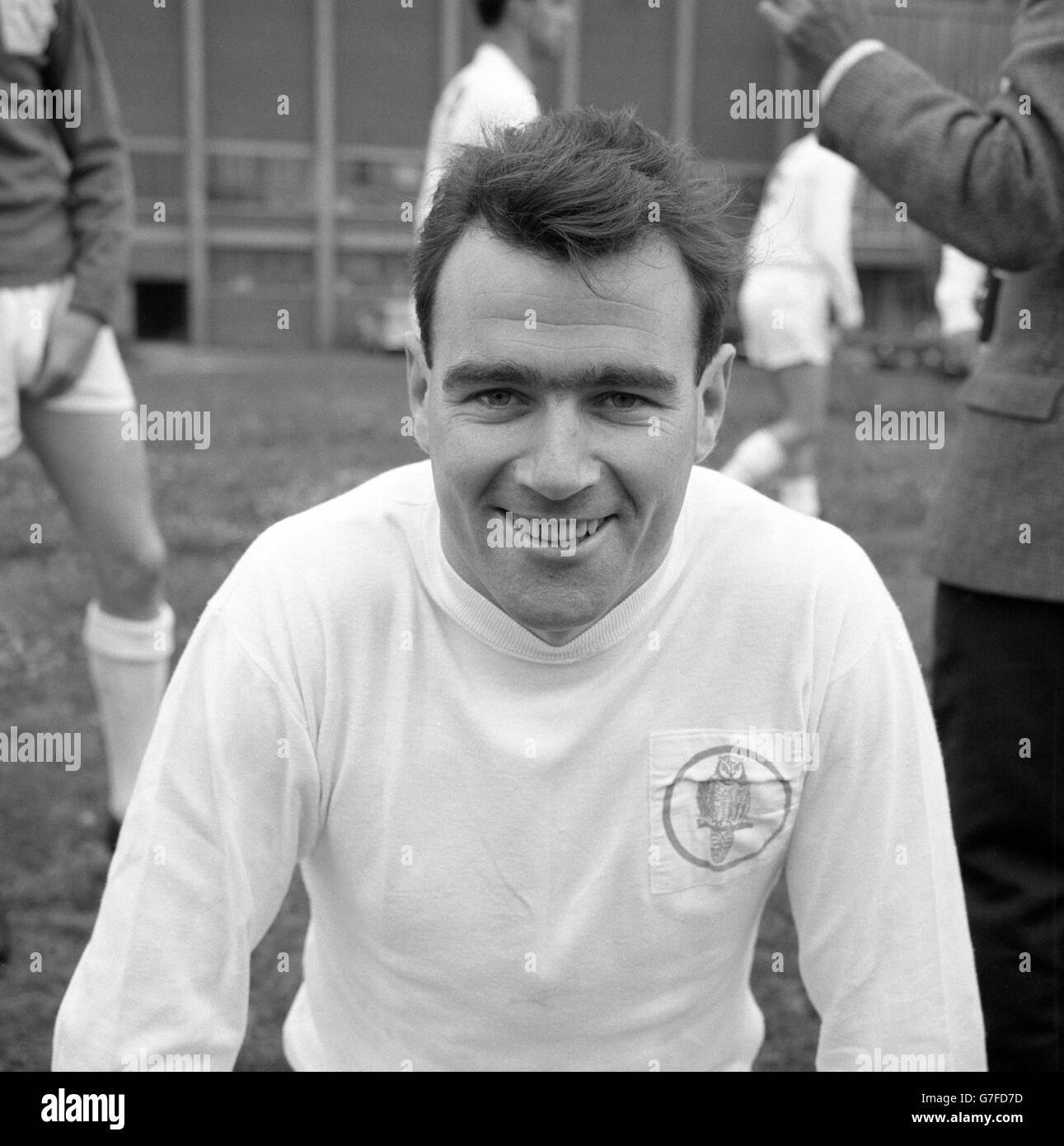 Jim storrie of leeds united Black and White Stock Photos & Images - Alamy