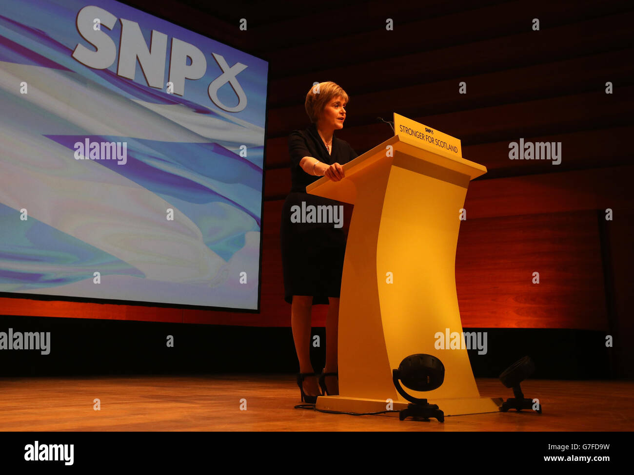 New SNP leader Stock Photo - Alamy