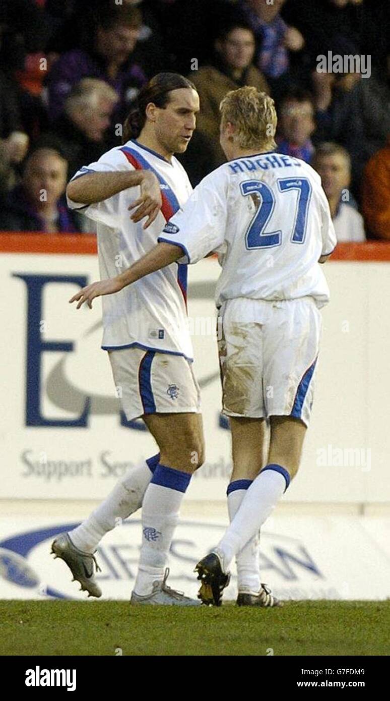 Rangers' Dado Prso celebrates scoring against Inverness Caledonian ...
