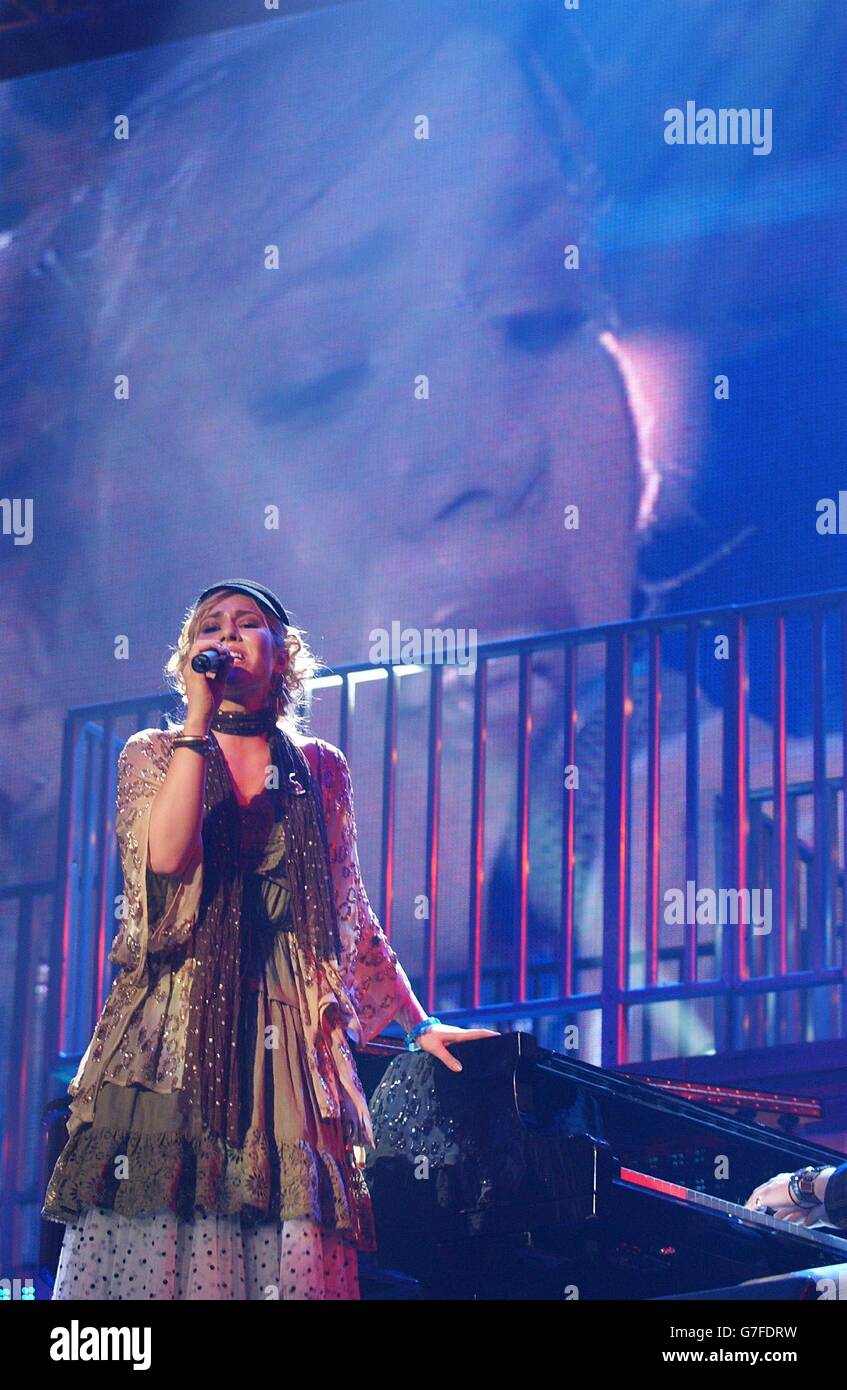 Singer Natasha Bedingfield performS live during the Christmas in ...