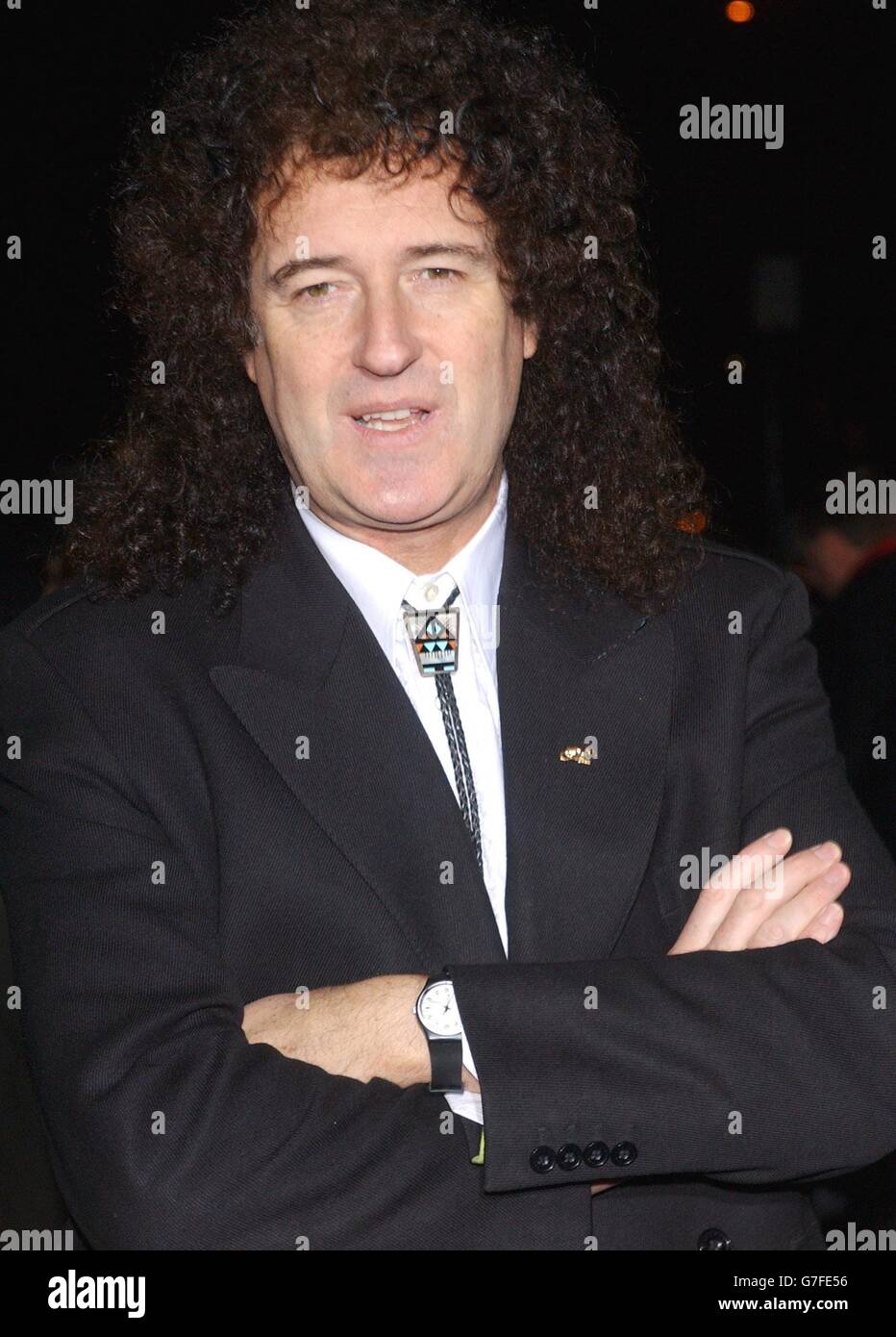 Brian May arrives for the Variety Club of Great Britain Showbusiness ...