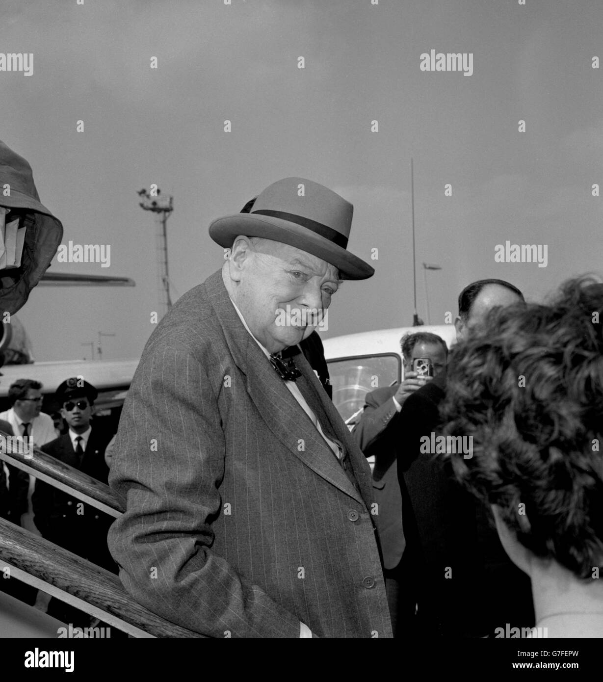 Churchill hat hi-res stock photography and images - Alamy