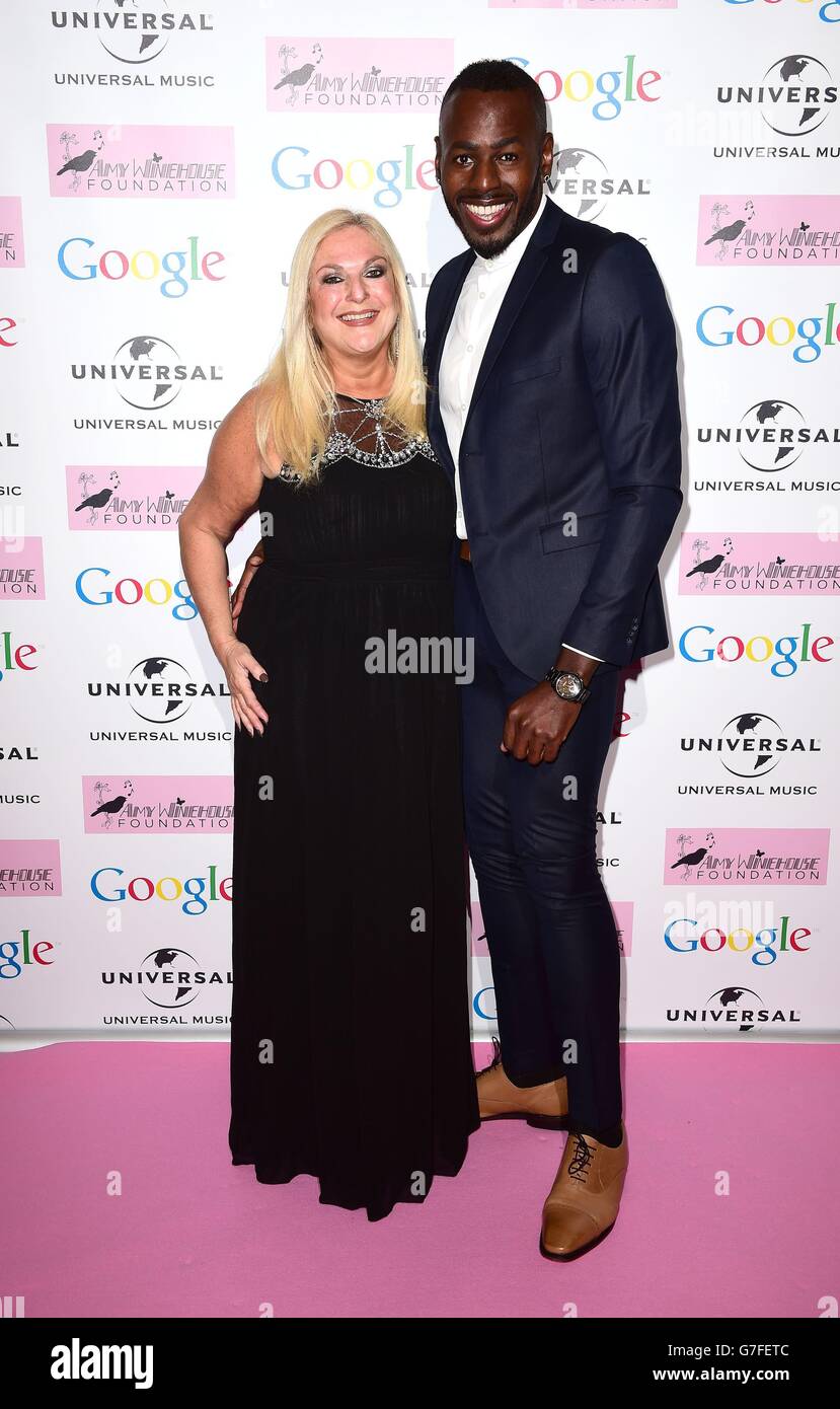 Amy Winehouse Foundation Ball - London. Vanessa Feltz and Ben Ofoedu ...