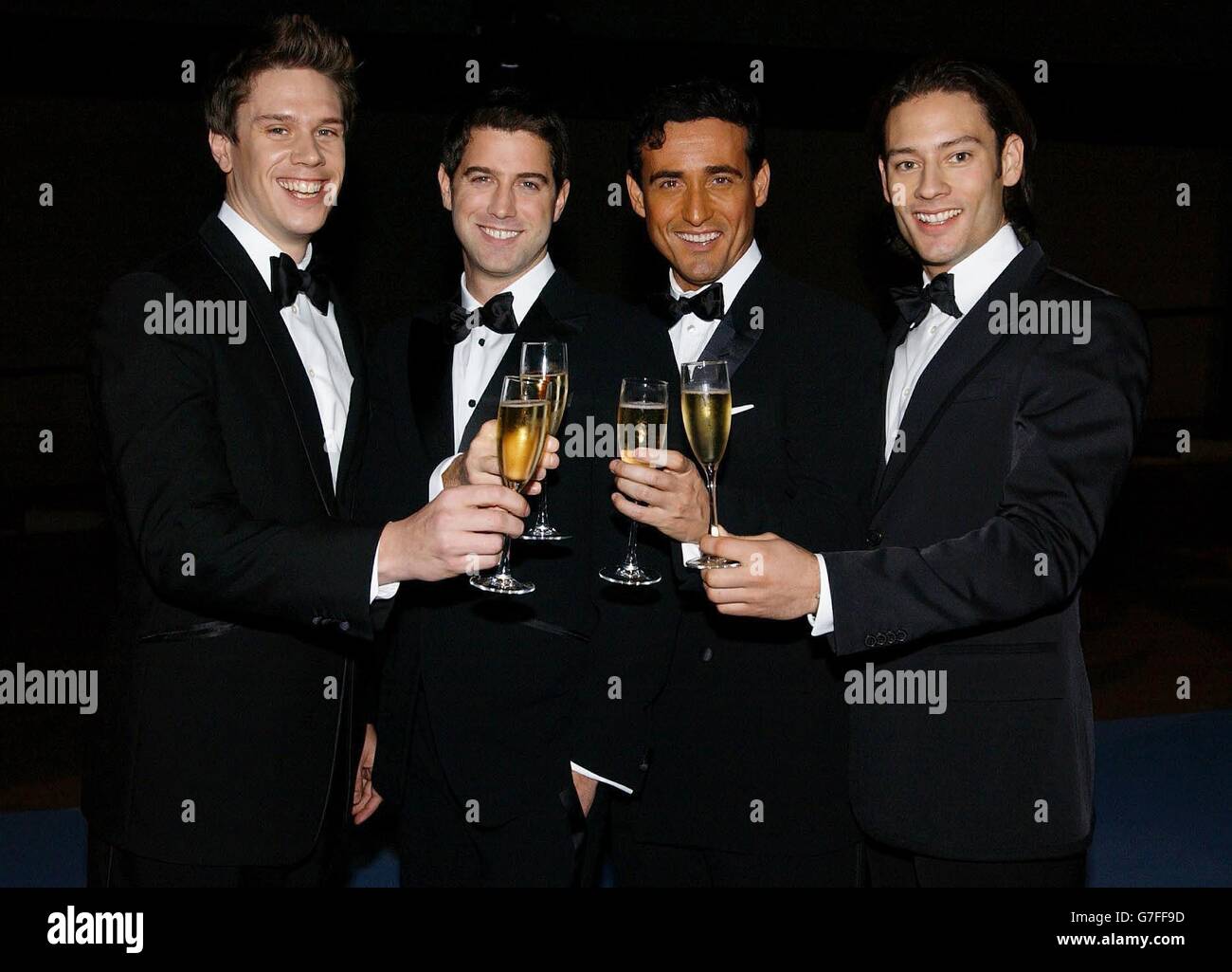 Operatic vocal group Il Divo celebrate hitting the number one spot in ...