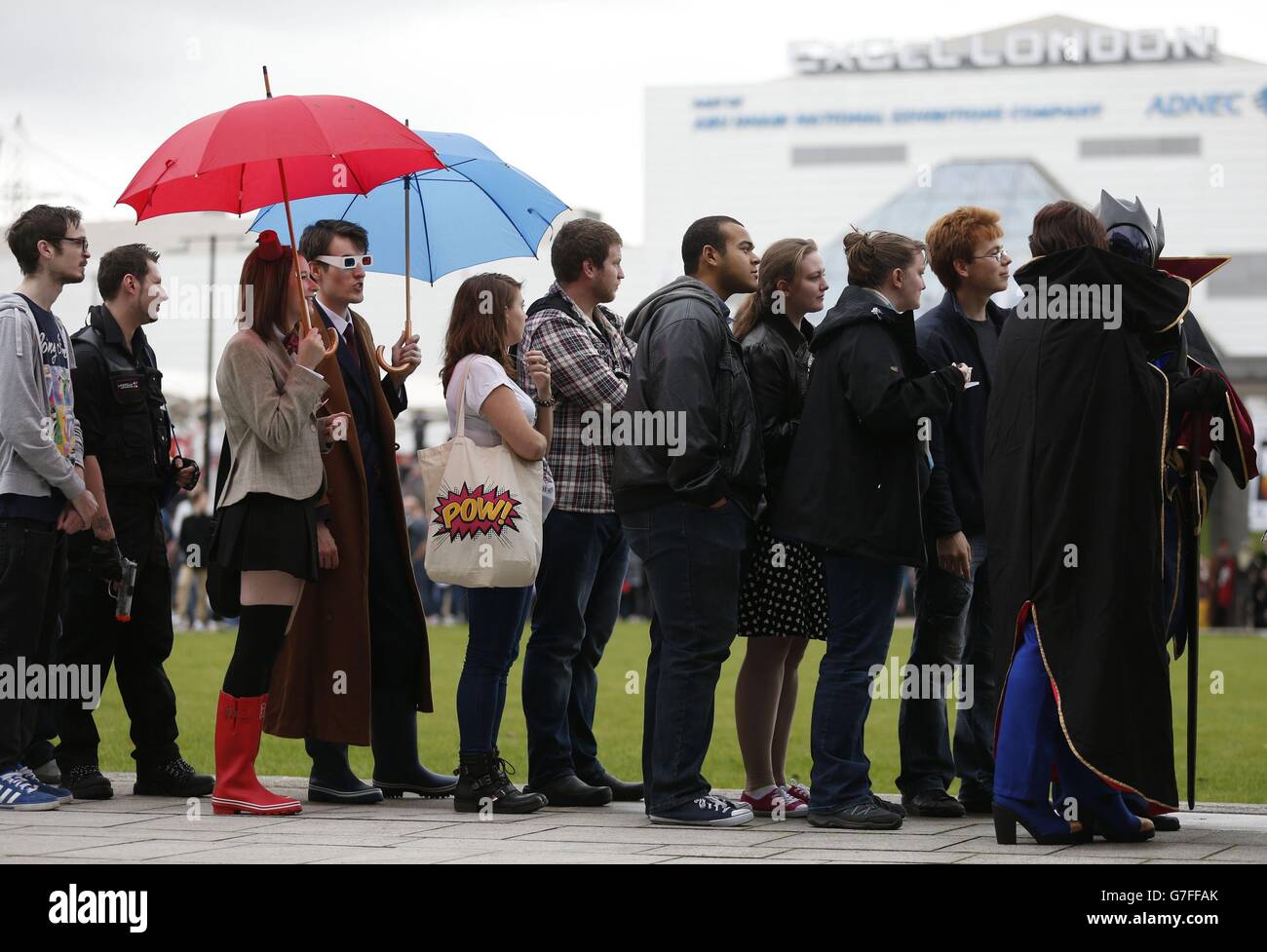 Comic Con at the Excel Centre, London Stock Photo - Alamy