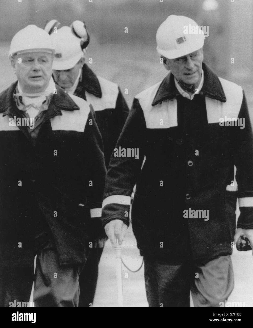 Royalty - Riccall Colliery Tour - Duke of Edinburgh - Selby Stock Photo ...
