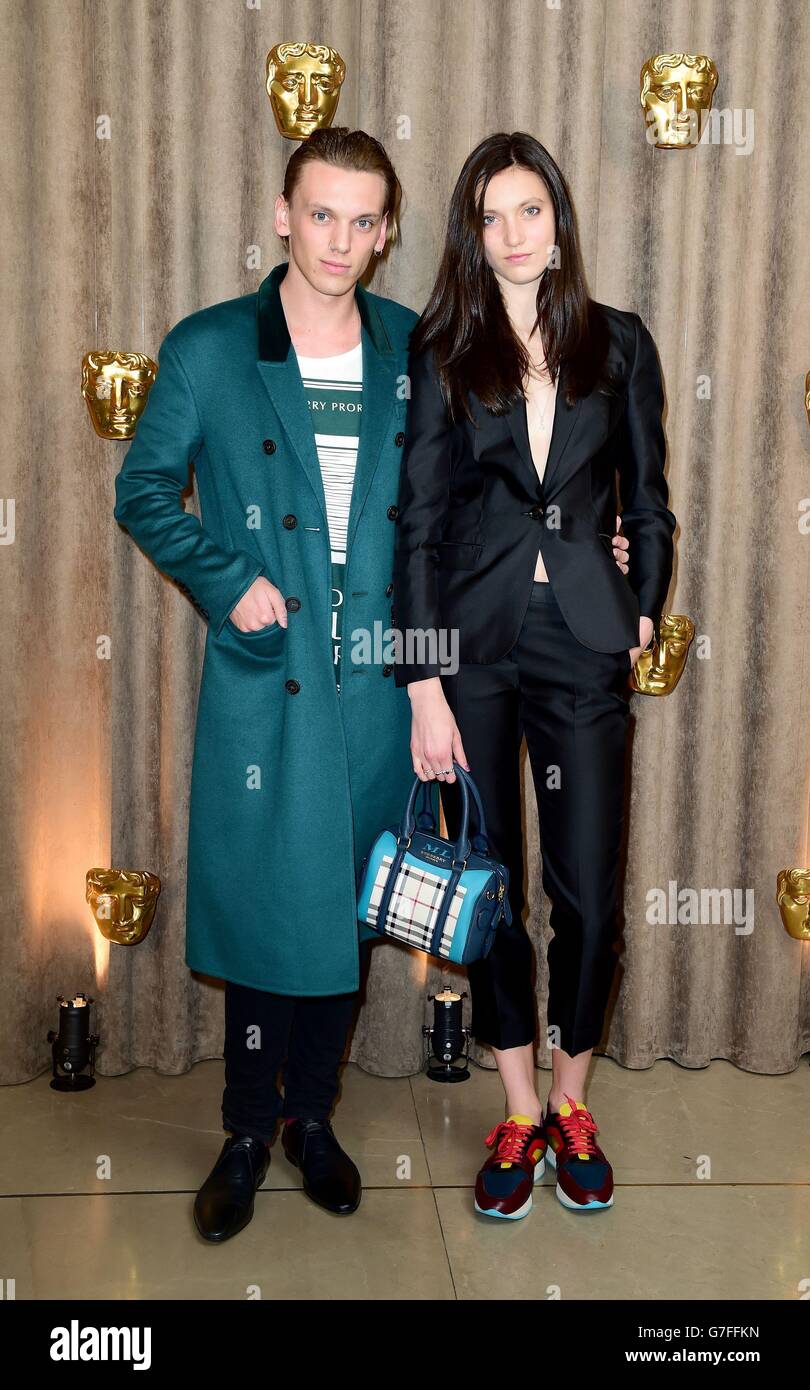 Jamie Campbell Bower and Matilda attending the BAFTA Breakthrough Brits ...