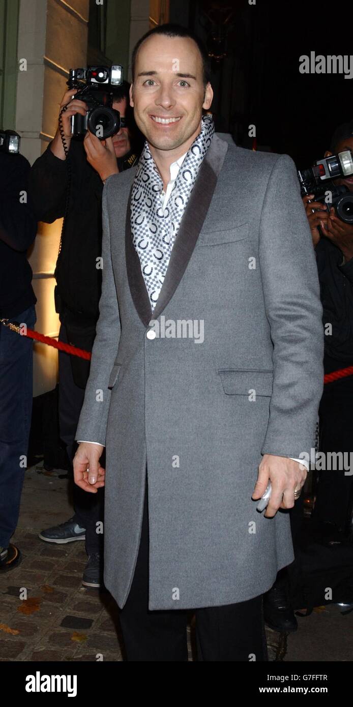 TV producer David Furnish arrives for British interior designer Kelly ...