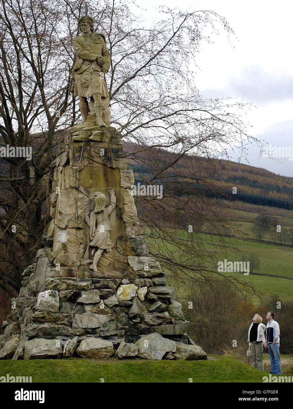Black watch memorial aberfeldy hi-res stock photography and images - Alamy
