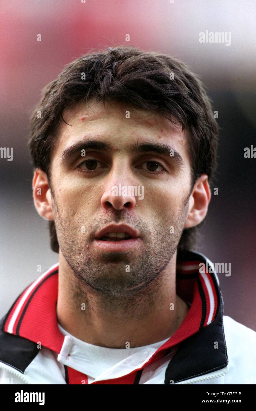 Soccer ... World Cup Qualifier ... Wales v Turkey. Hakan Sukur, Turkey ...