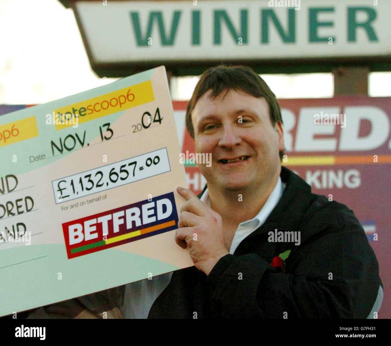 Record-breaking winning bet Stock Photo - Alamy