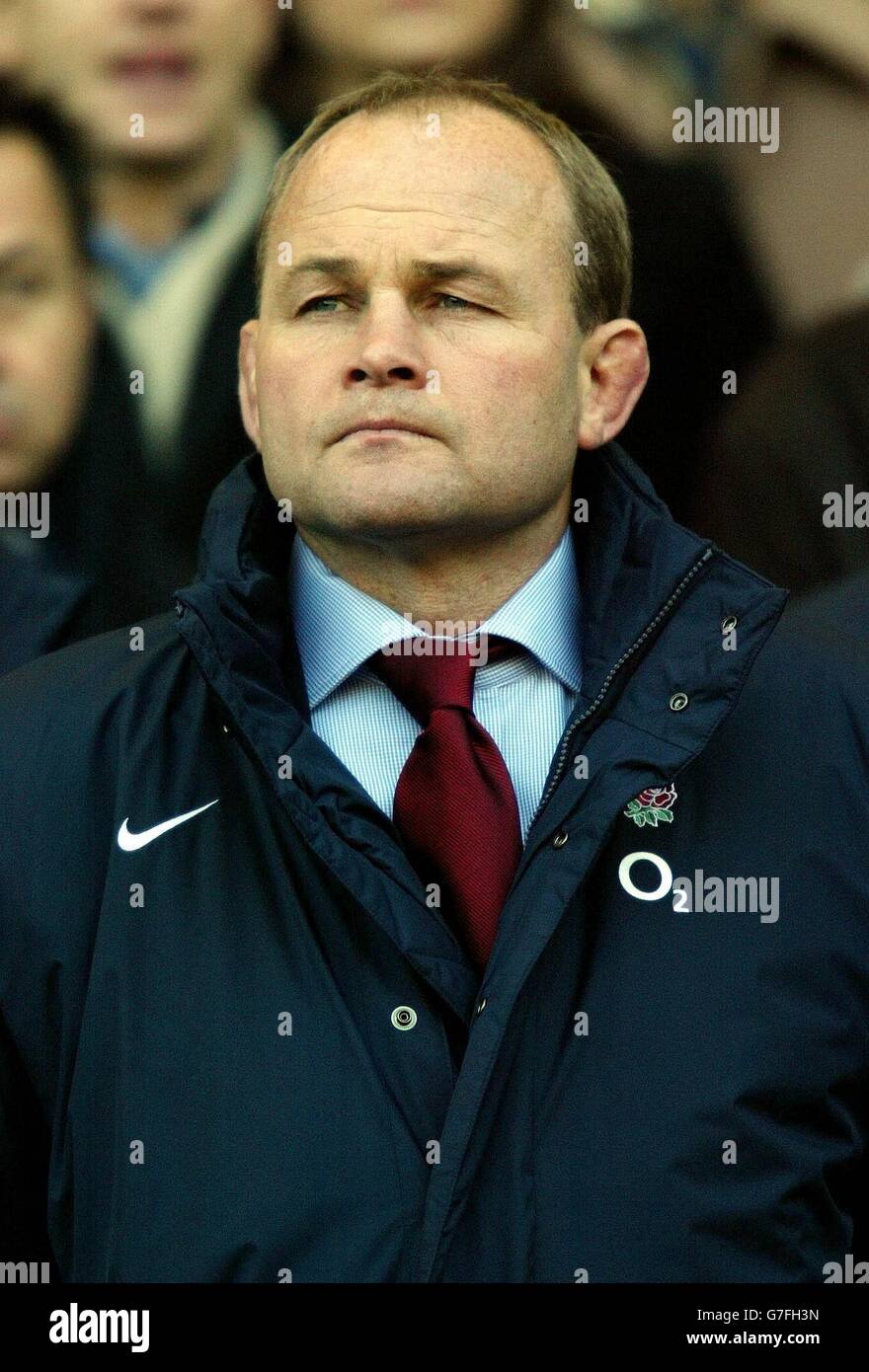 England rugby international coach andy robinson hi-res stock ...