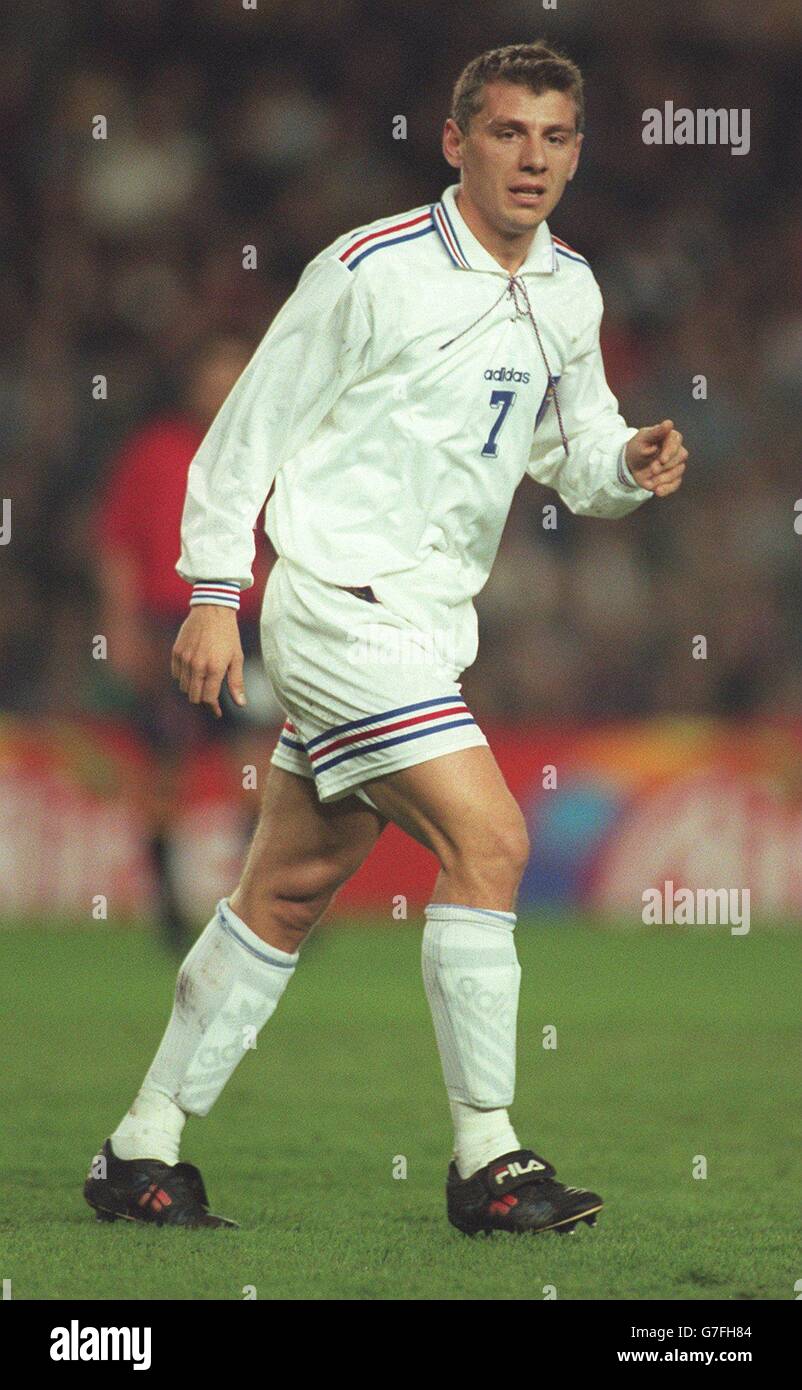 Soccer. World Cup Qualifier. Spain v Yugoslavia. Vladimir Jugovic ...
