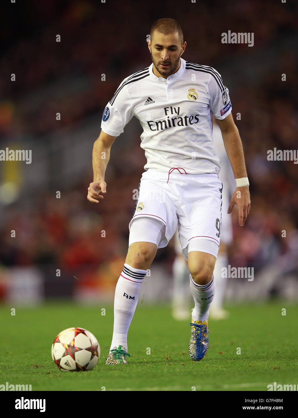 Real Madrid's Karim Benzema during The UEFA Champions League match at ...