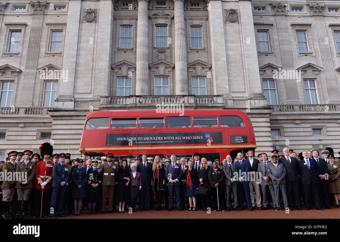 Prince Harry meets supporters of the Royal British Legion's London ...