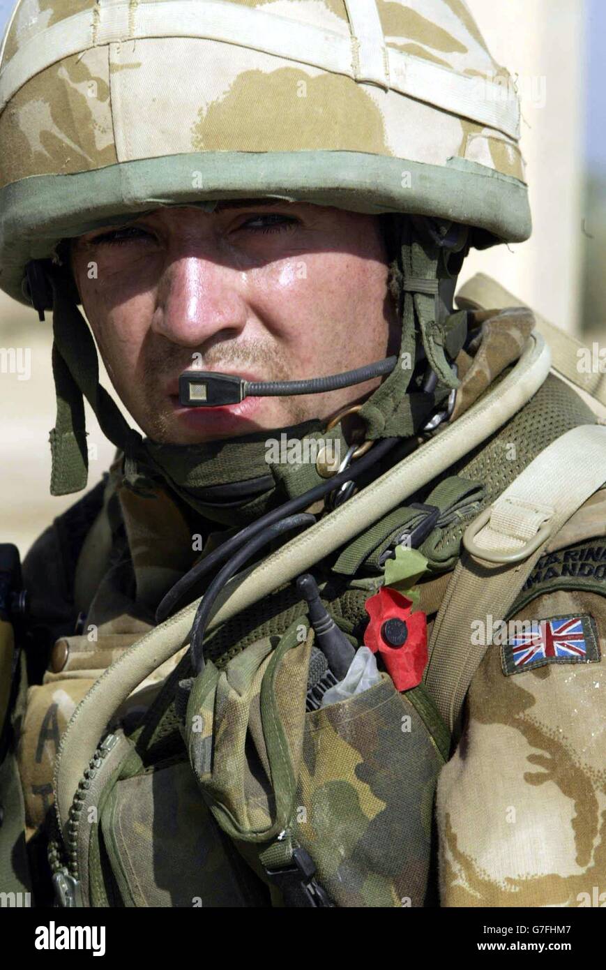 IRQA - 40 Commando Alpha company on patrol Stock Photo - Alamy