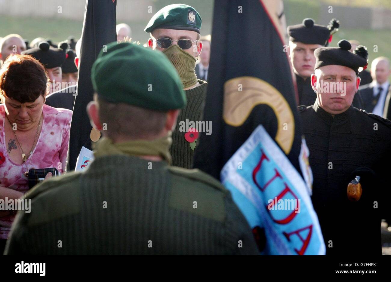 Loyalist stronghold on the outskirts of north belfast the uda hi-res ...