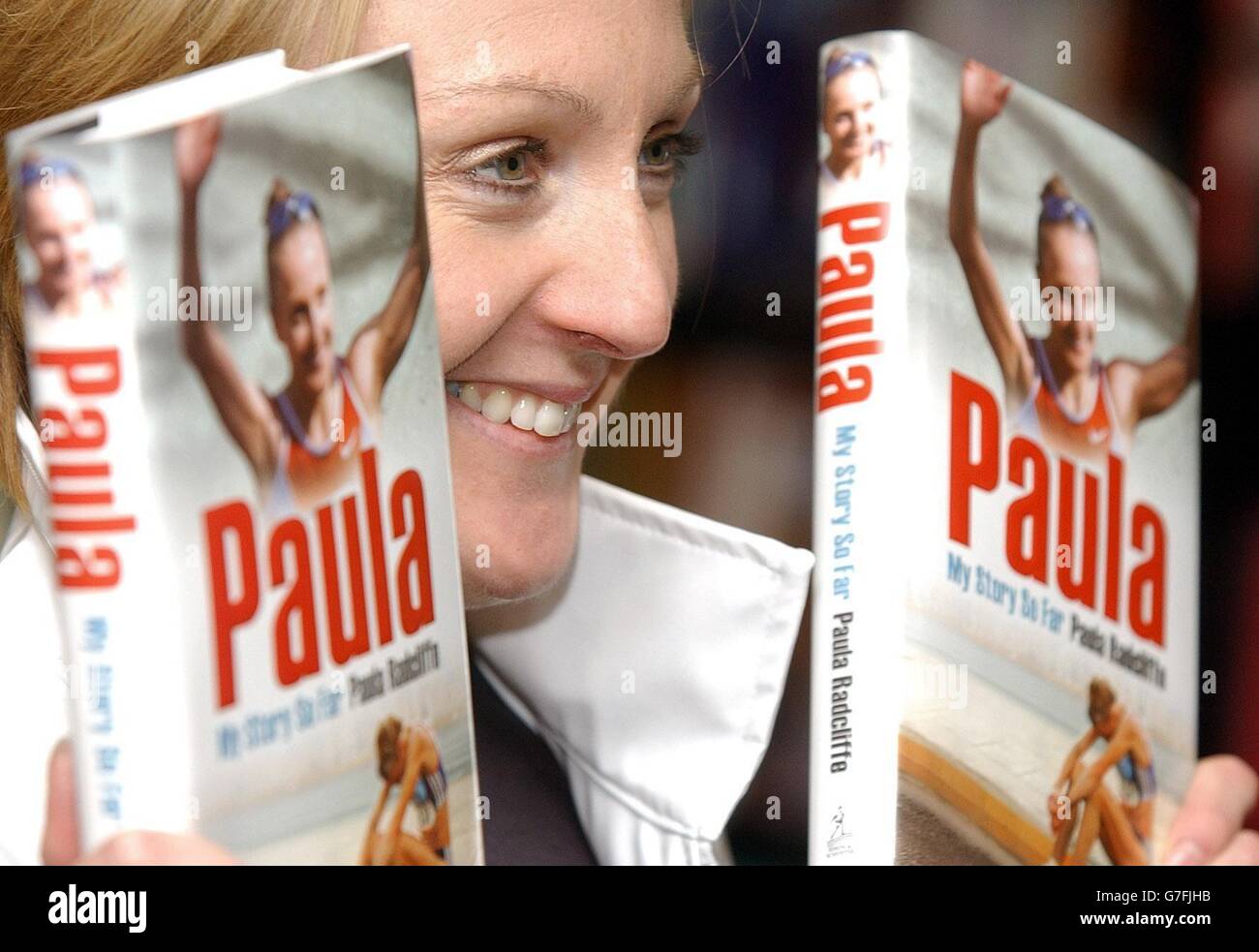 Great Britain's Paula Radcliffe appears at Waterstone's book shop in ...