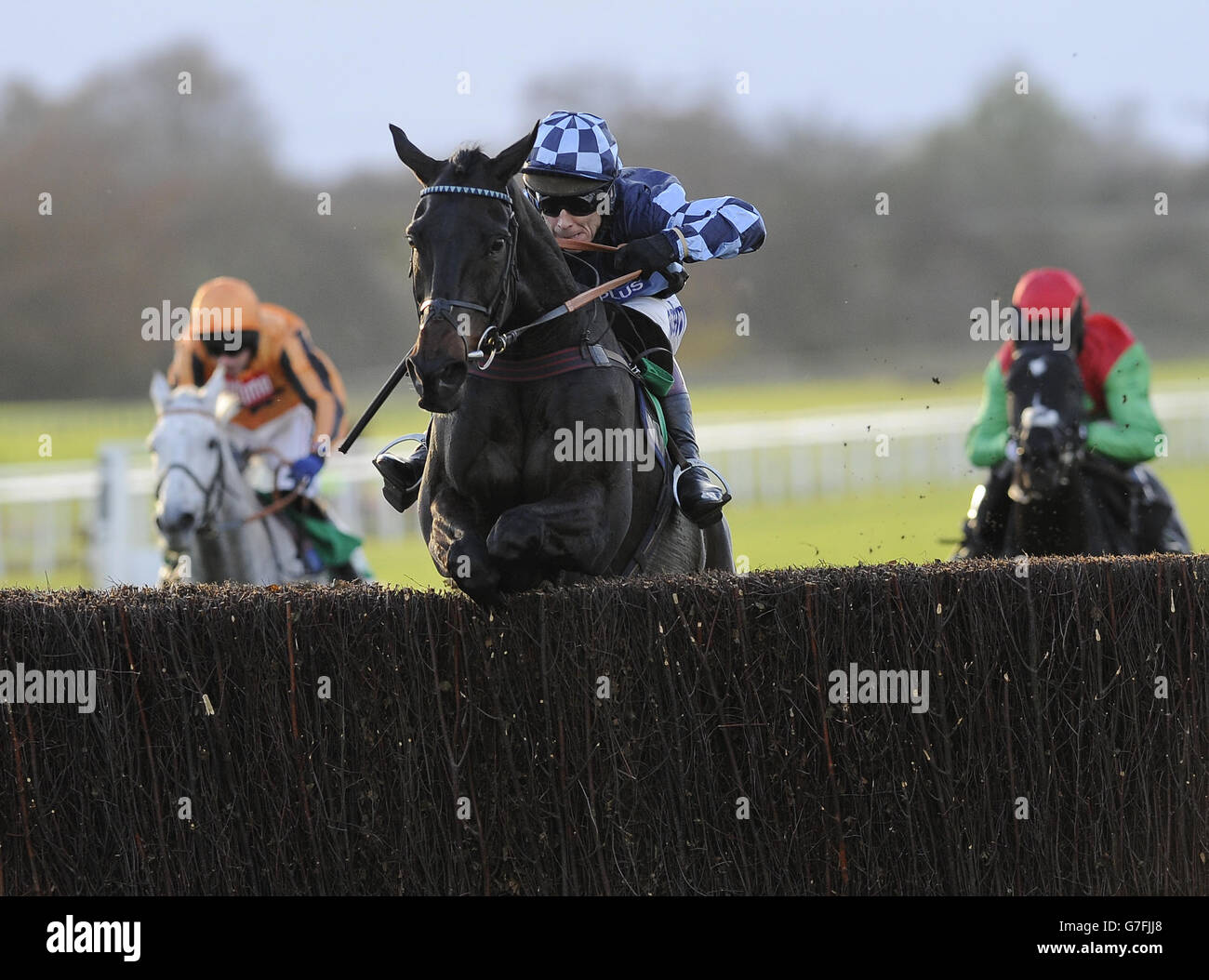 Horse Racing - Charlie Hall Chase - Wetherby Racecourse Stock Photo - Alamy