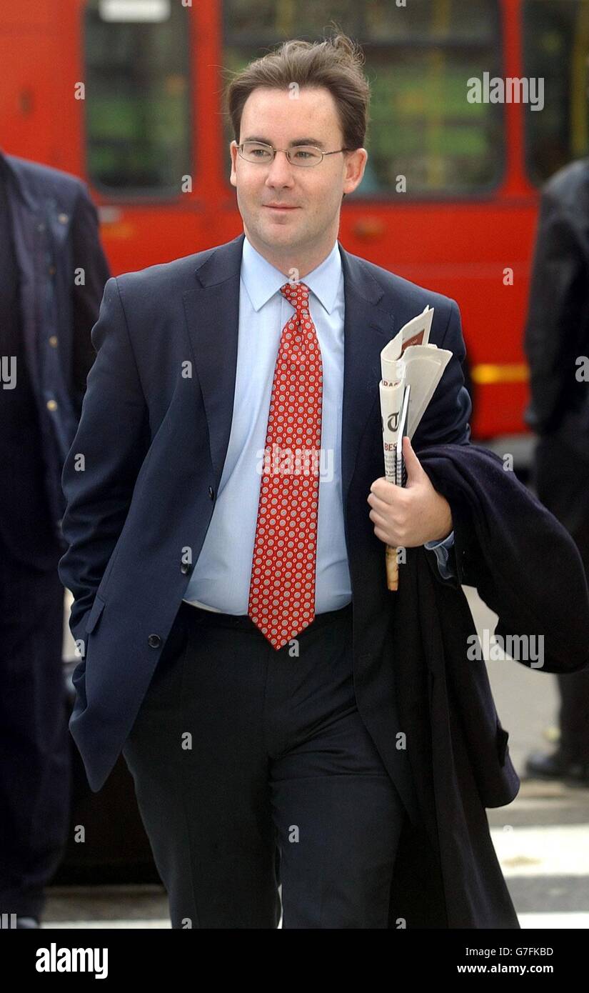 Daily Telegraph reporter David Blair arrives at London's High Court ...
