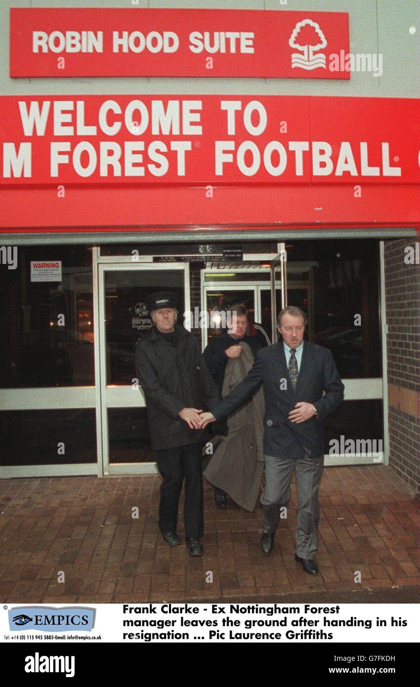 Soccer frank clark resignation hi-res stock photography and images - Alamy