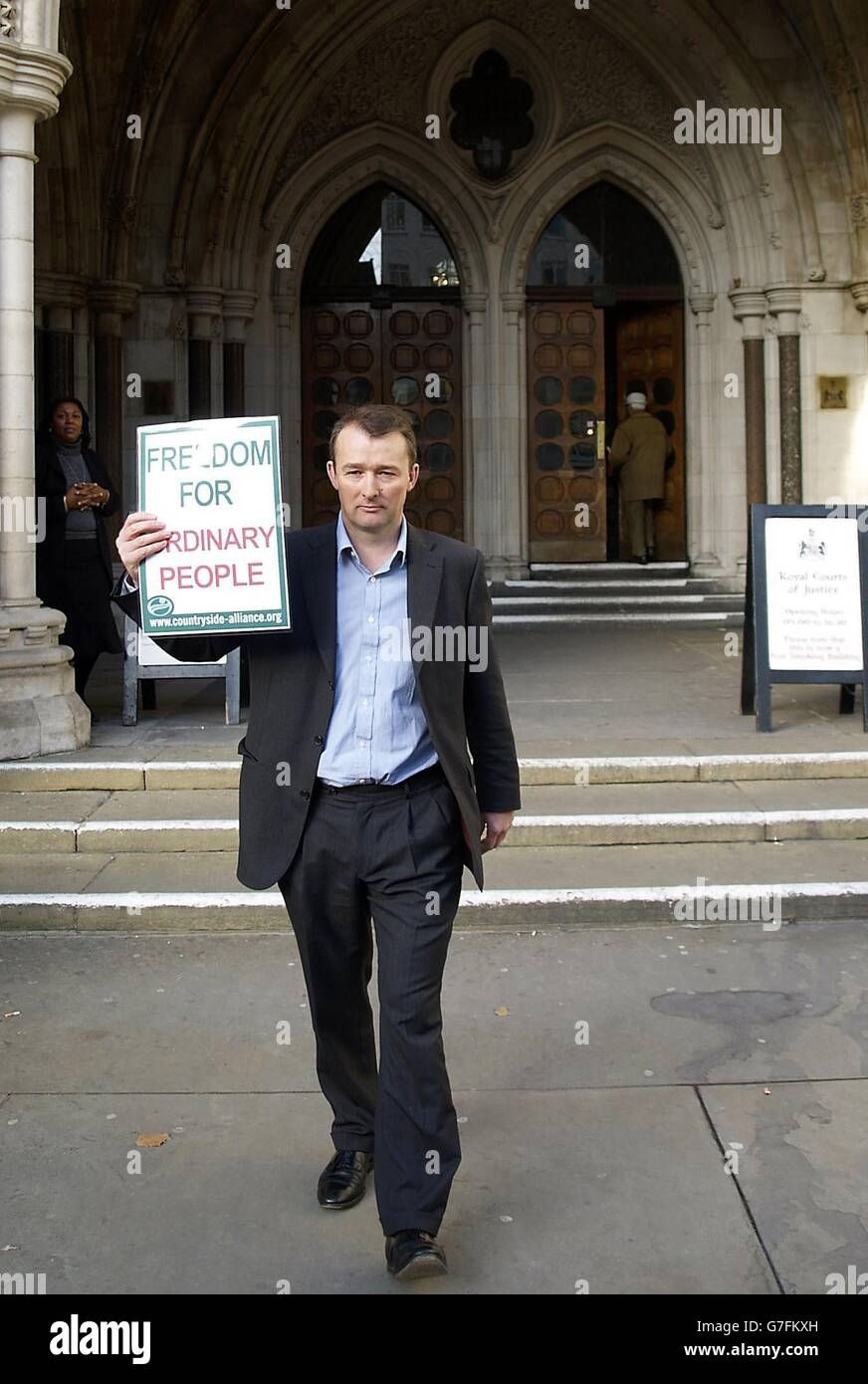 Simon Hart, the spokesman for the British countryside alliance leaves ...