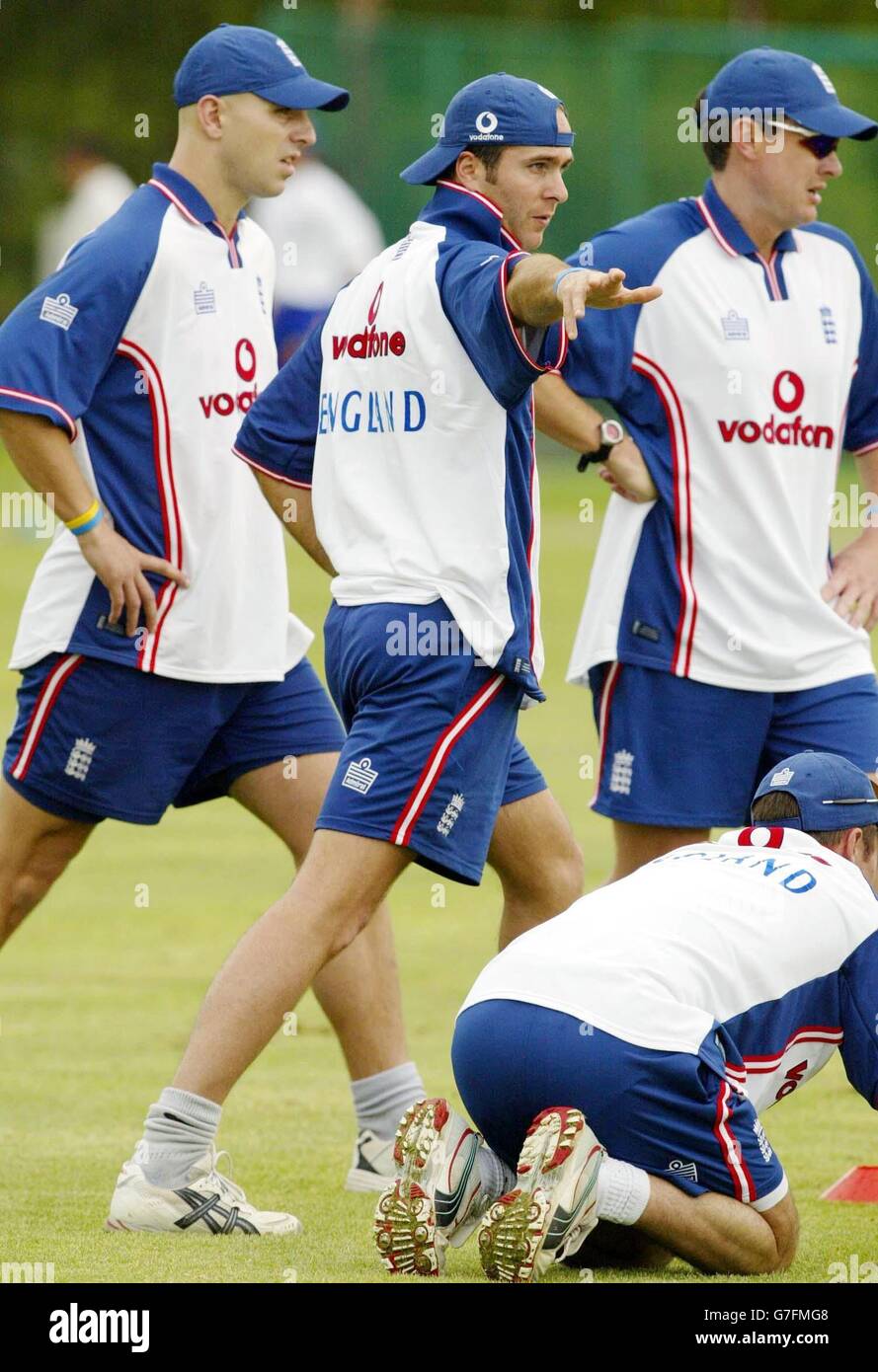 Cricket training michael vaughan hi-res stock photography and images ...