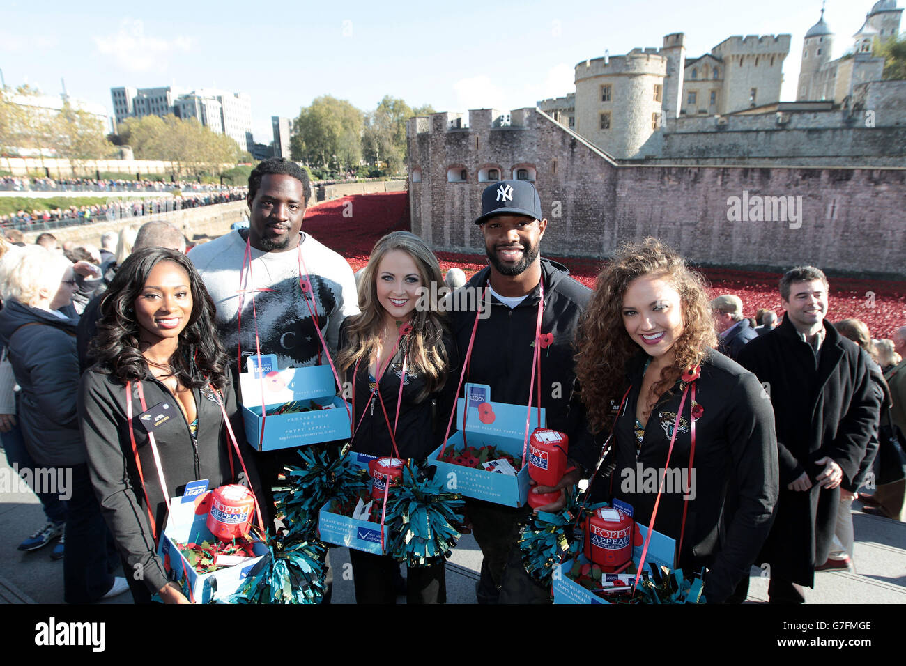 Jacksonville Jaguars players Sen'Derrick Marks (left) and Marcedes ...