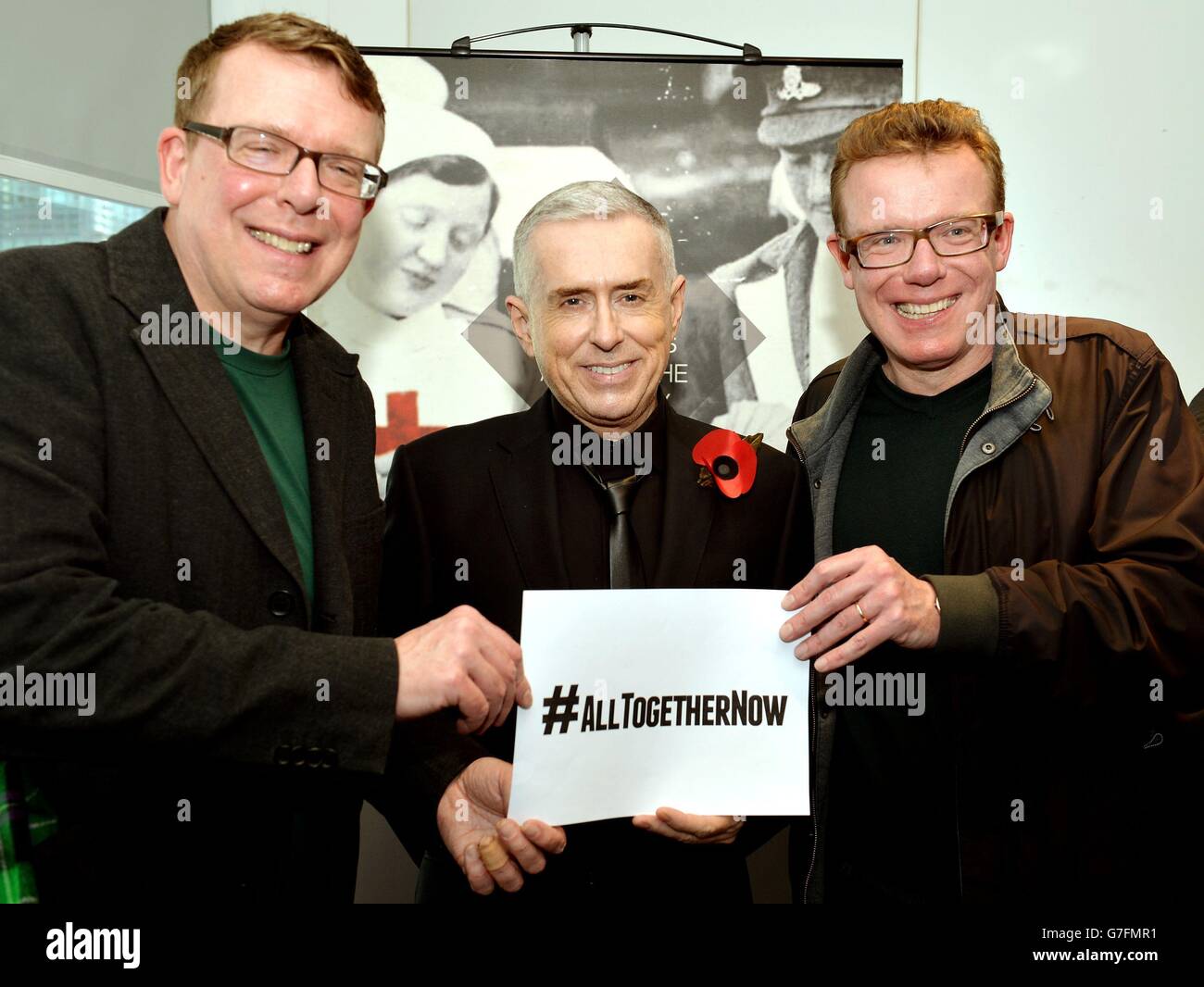 The Proclaimers Charlie (left) and Craig Reid (right) with ex Frankie ...
