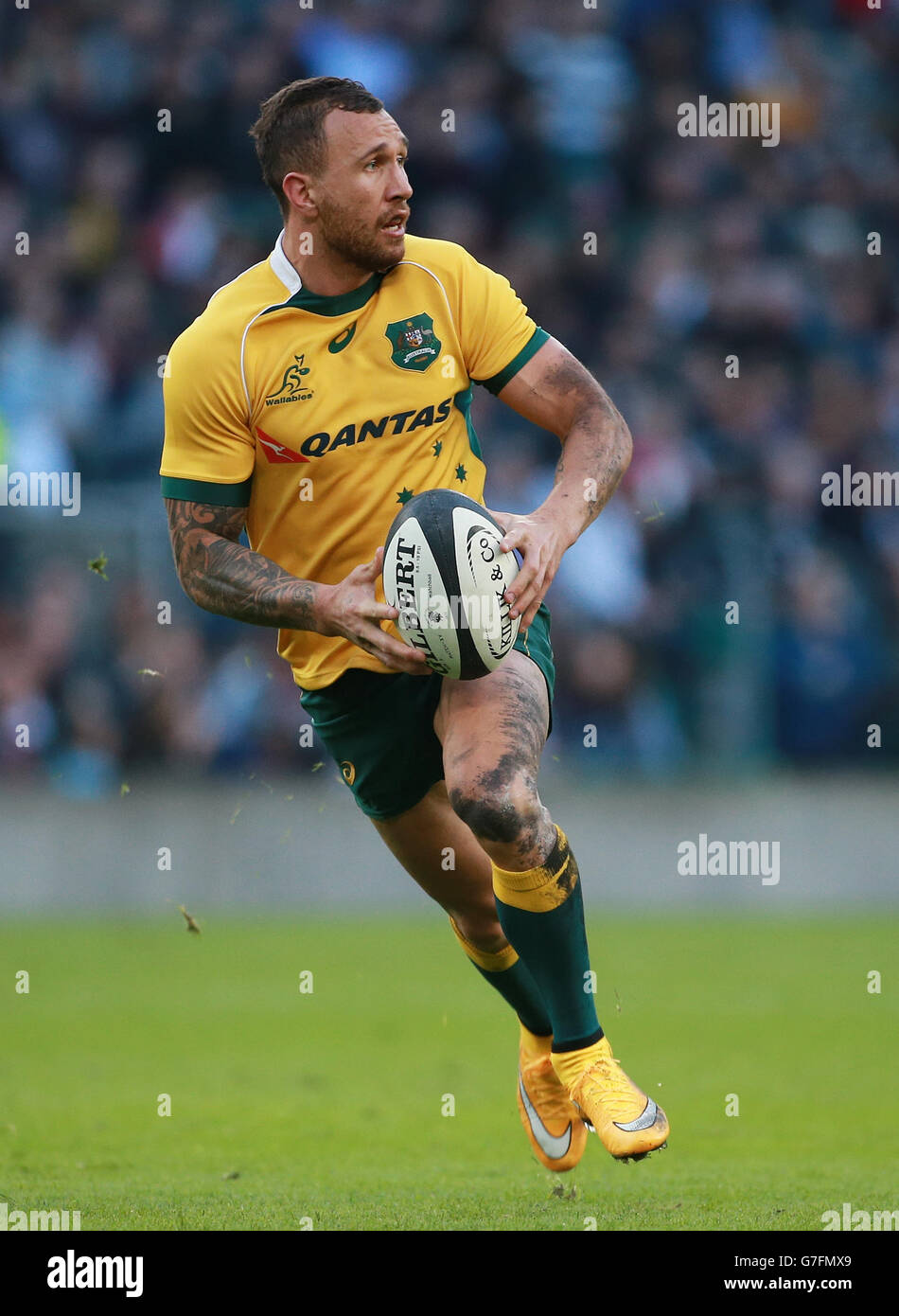 Australia's Quade Cooper during the Killik Cup match at Twickenham ...