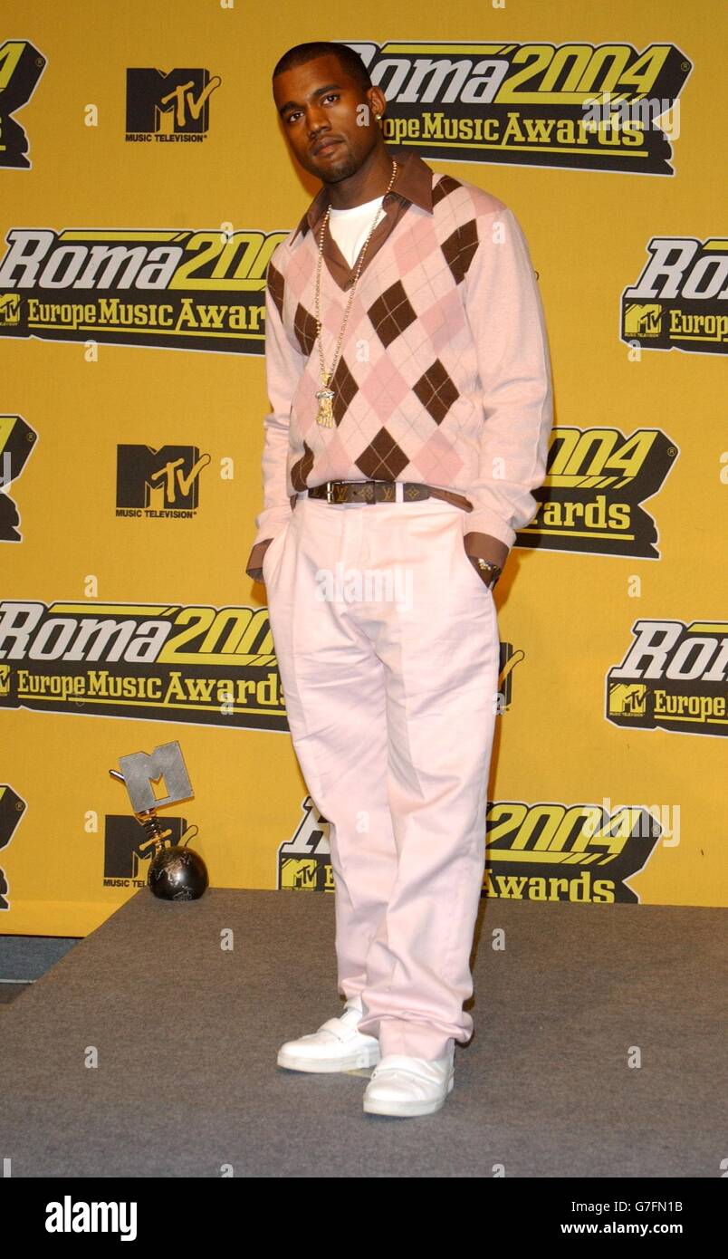 Kanye West during the 11th annual MTV Europe Awards 2004 at the Tor di ...