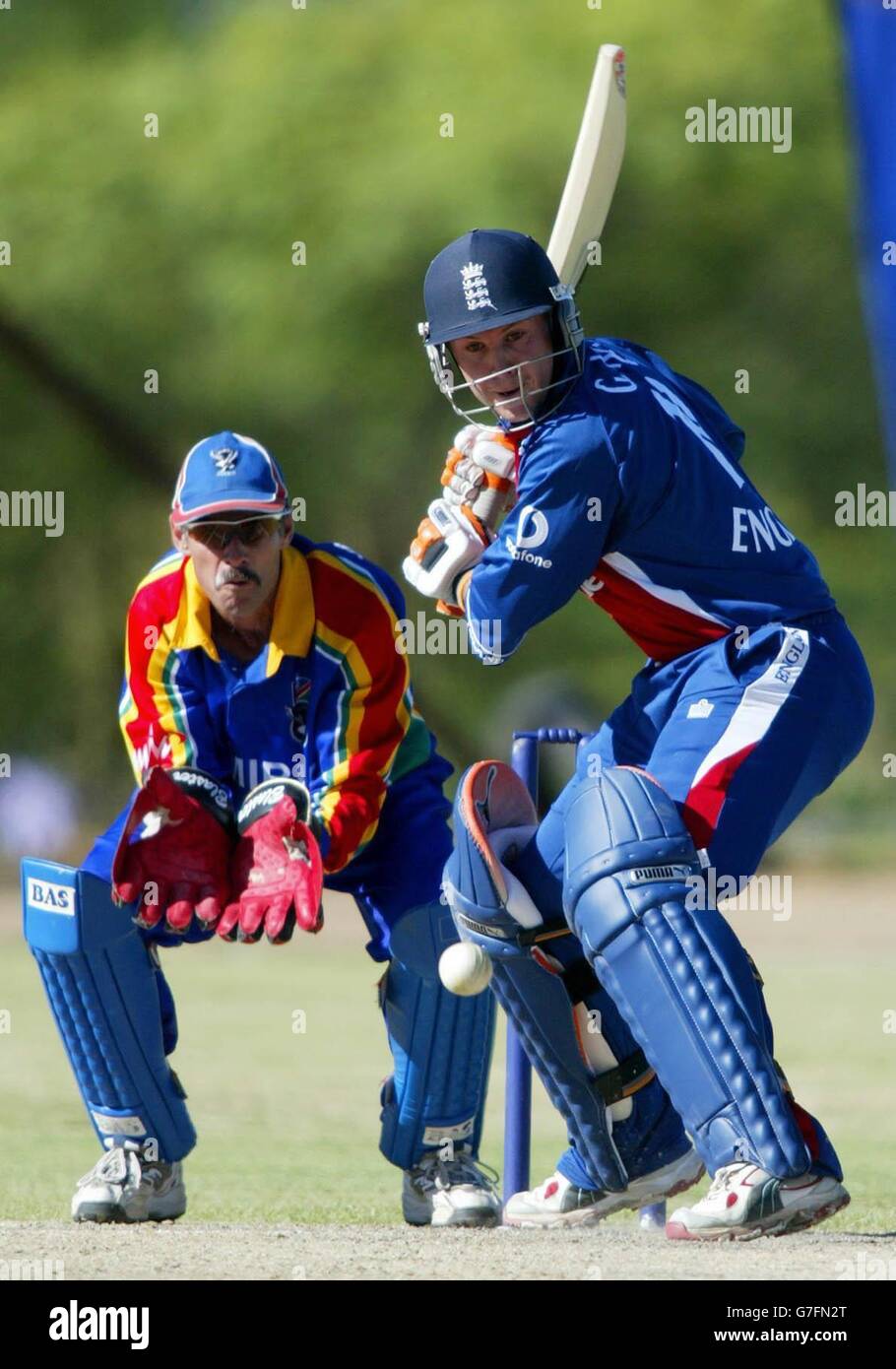 At the wanderers cricket ground in windhoek hi-res stock photography ...