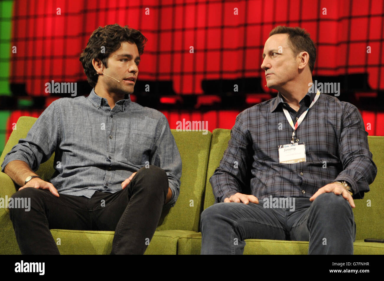 Adrian Grenier of shft.com (left) and Jimmy Chamberlain of Smashing ...