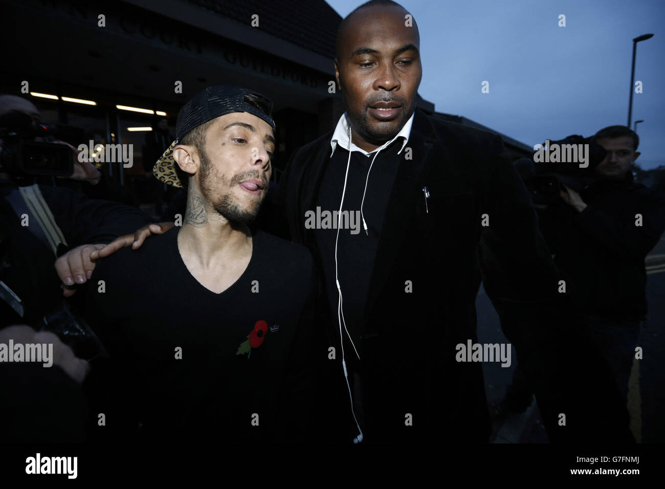 Former n dubz singer dappy leaves the crown court in guildford hi-res ...