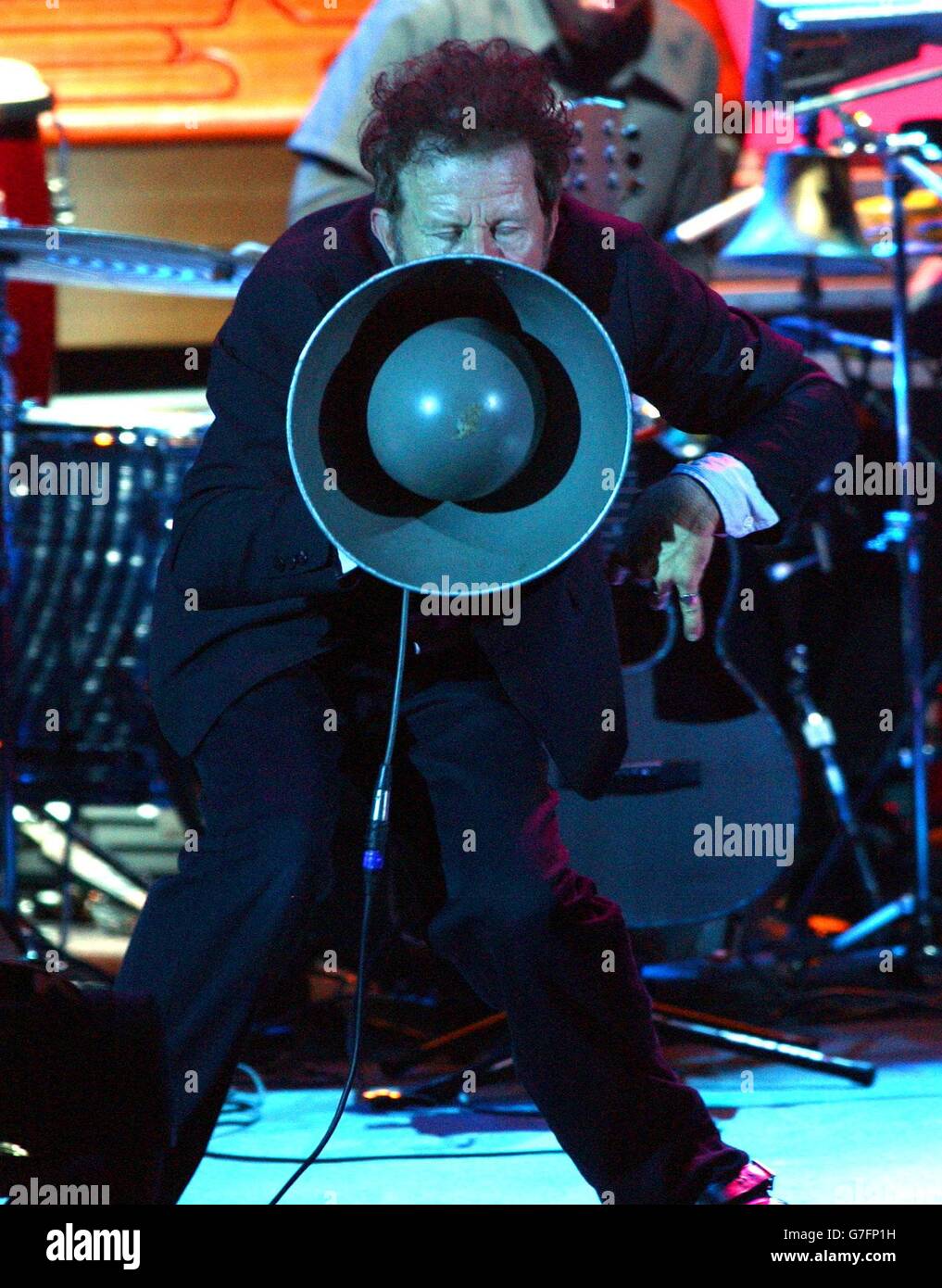 Tom Waits Concert. US singer-songwriter Tom Waits performs live on ...