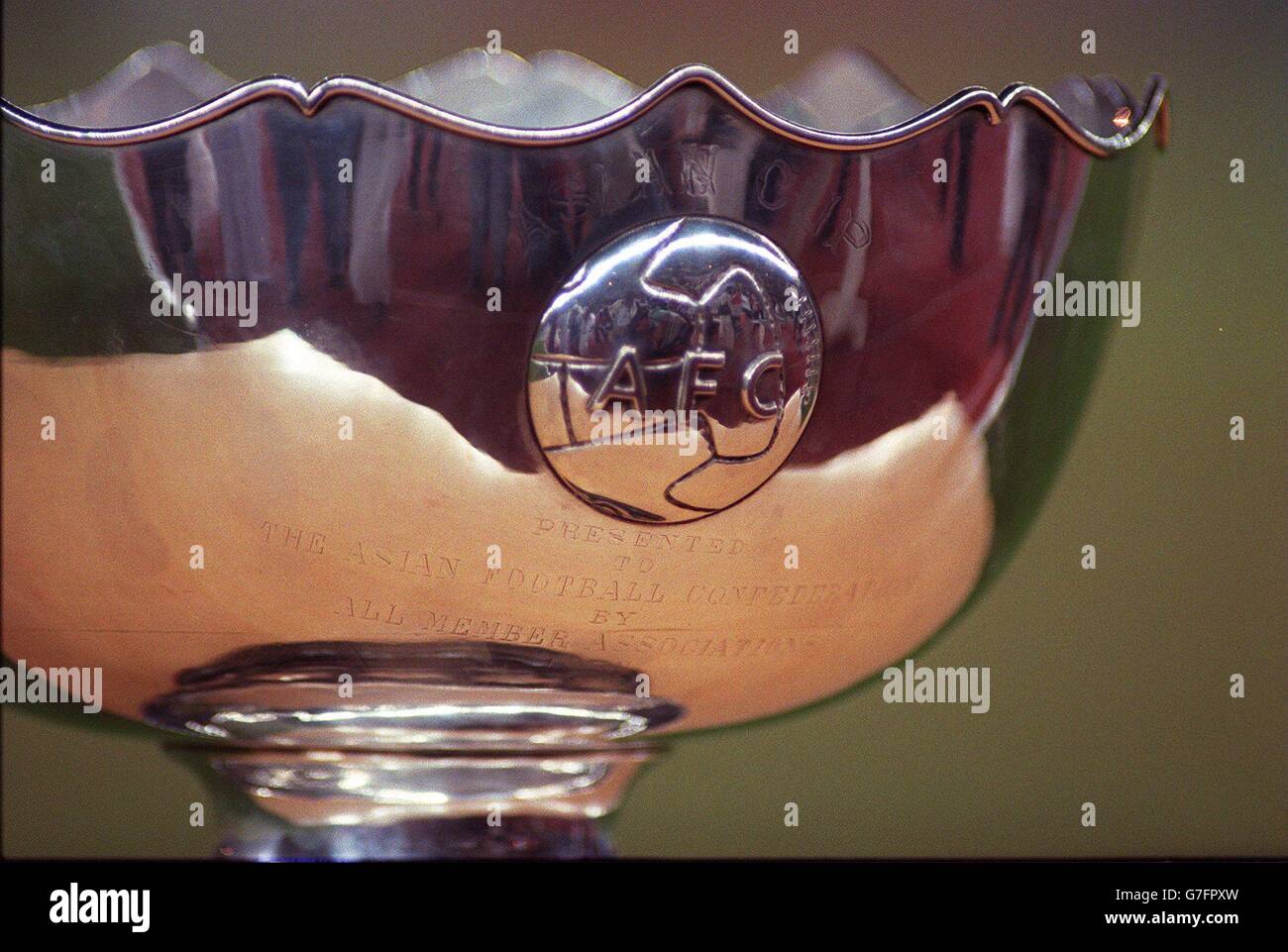 INTERNATIONAL SOCCER -Asia 96 -Asian Cup Trophy Stock Photo - Alamy