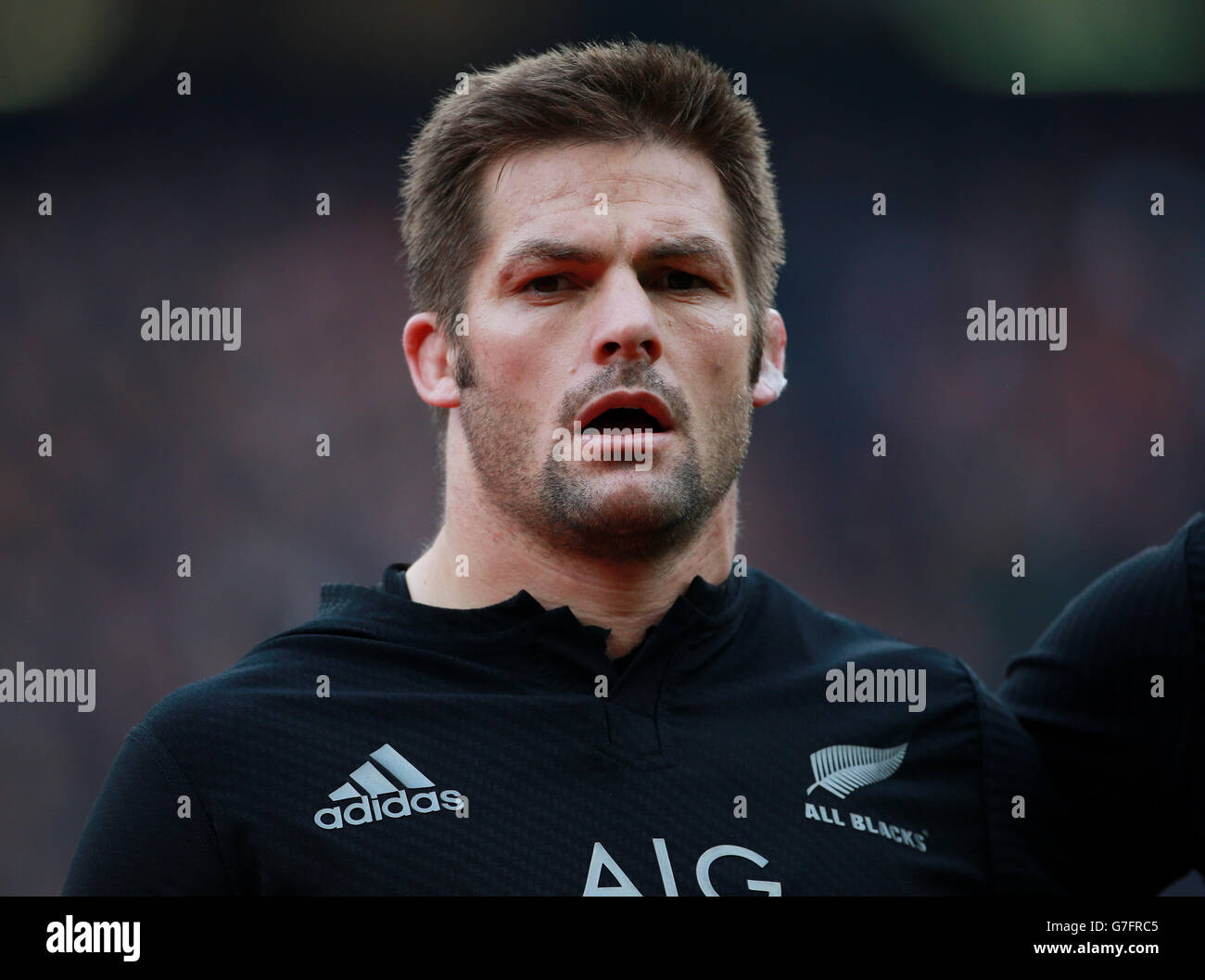New Zealand's Richie McCaw during the QBE International at Twickenham ...