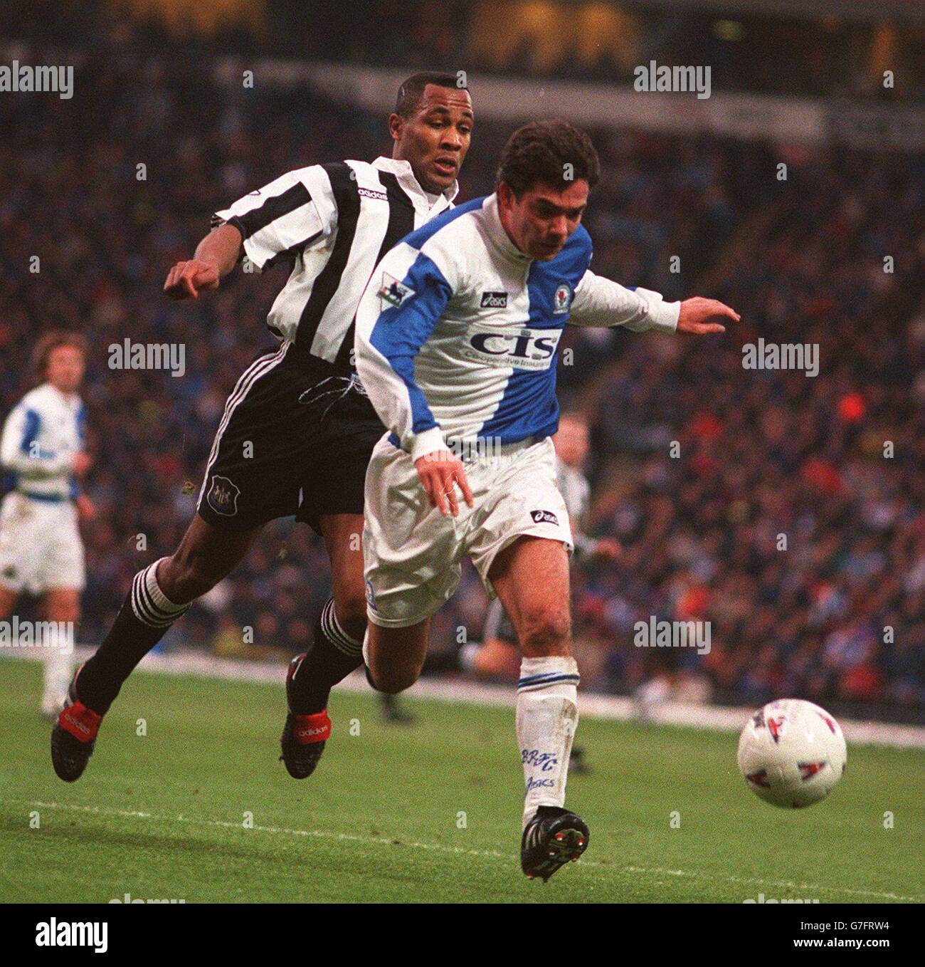 Soccer ...Carling Premiership ... Blackburn Rovers -v- Newcastle United ...