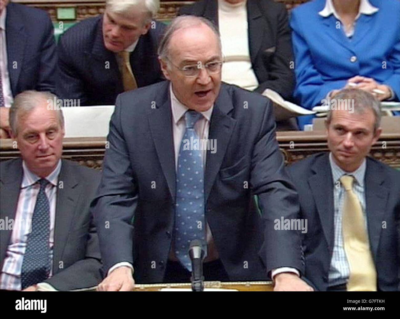 House commons tv politics michael howard mp hi-res stock photography ...
