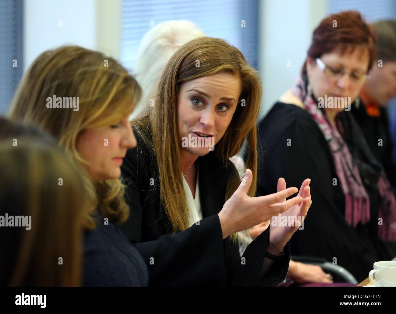 Kelly Tolhurst (centre), Conservative Candidate for Rochester and ...