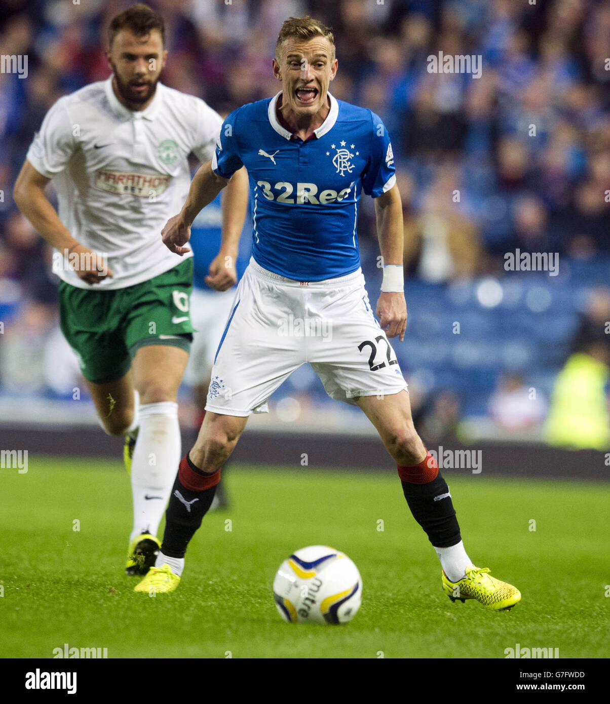 Soccer - Scottish Championship - Rangers v Hibernian - Ibrox. Rangers ...