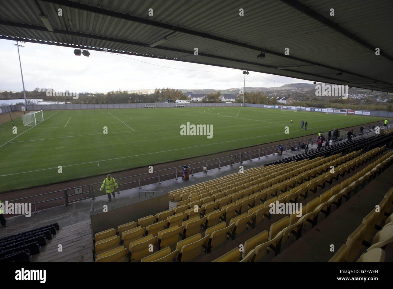 Ground gv spfl championship match bet butler stadium hi-res stock ...